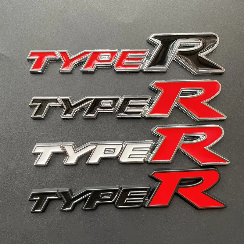 3D-Metal-Type-R-Logo-Letters-Car-Trunk-Emblem-Badge-Decal-For-Honda ...