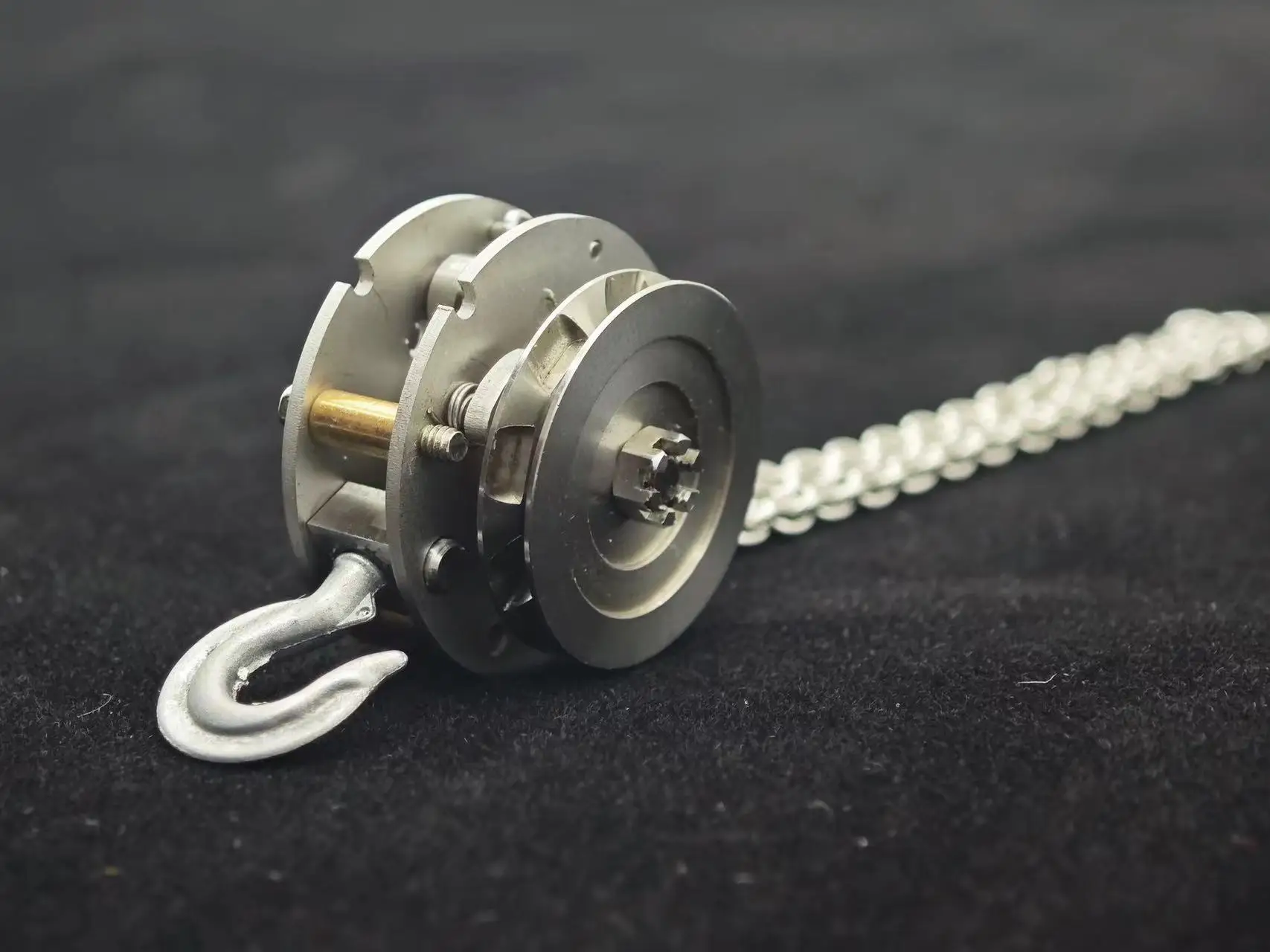 Chain Block RC Parts Metal Tensioner Hook Hoist Portable Unpainted ...
