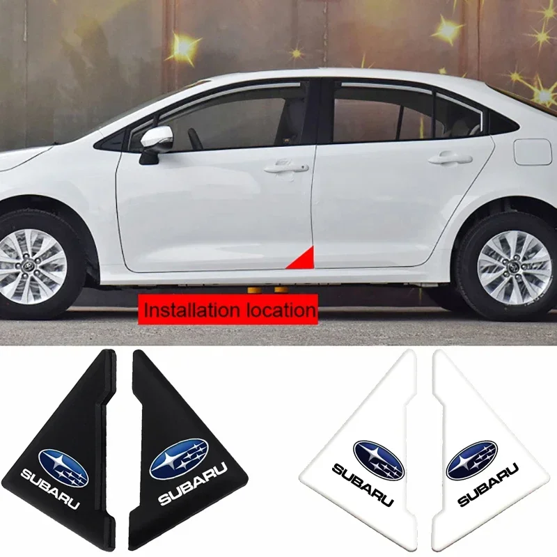 2Pcs-PVC-Car-Door-Corner-Cover-Sticker-Protector-Decals-for-Subaru ...