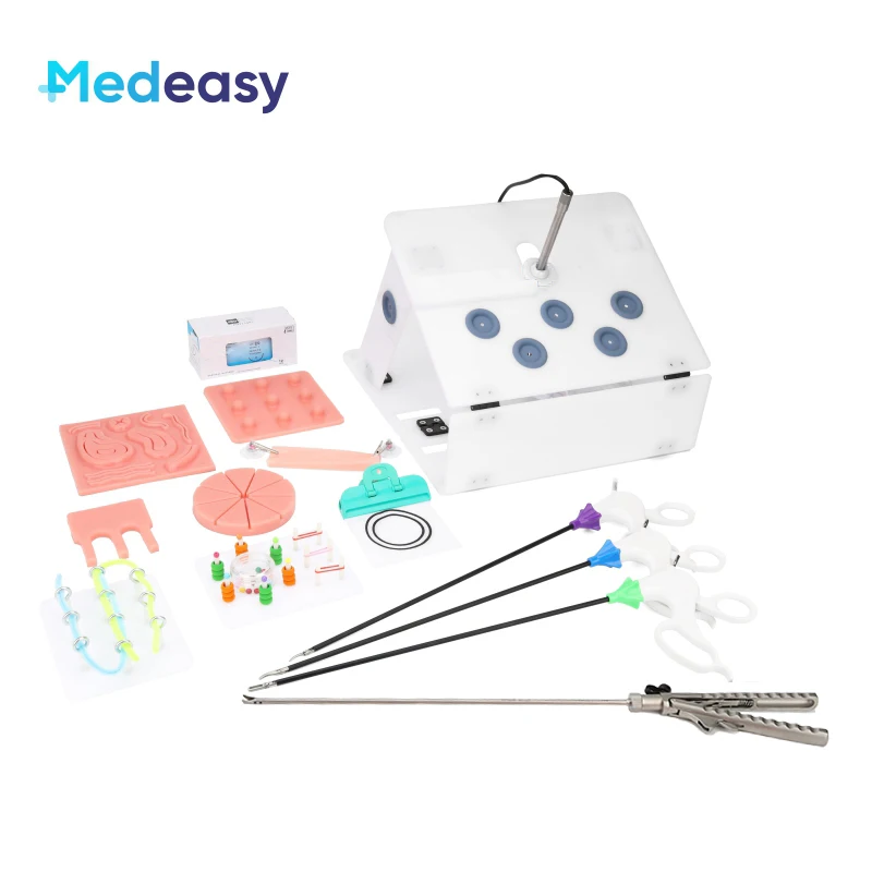 Laparosc-pica-Simulator-Training-Box-Set-0-C-mera-HD-30-Graus-10-M ...