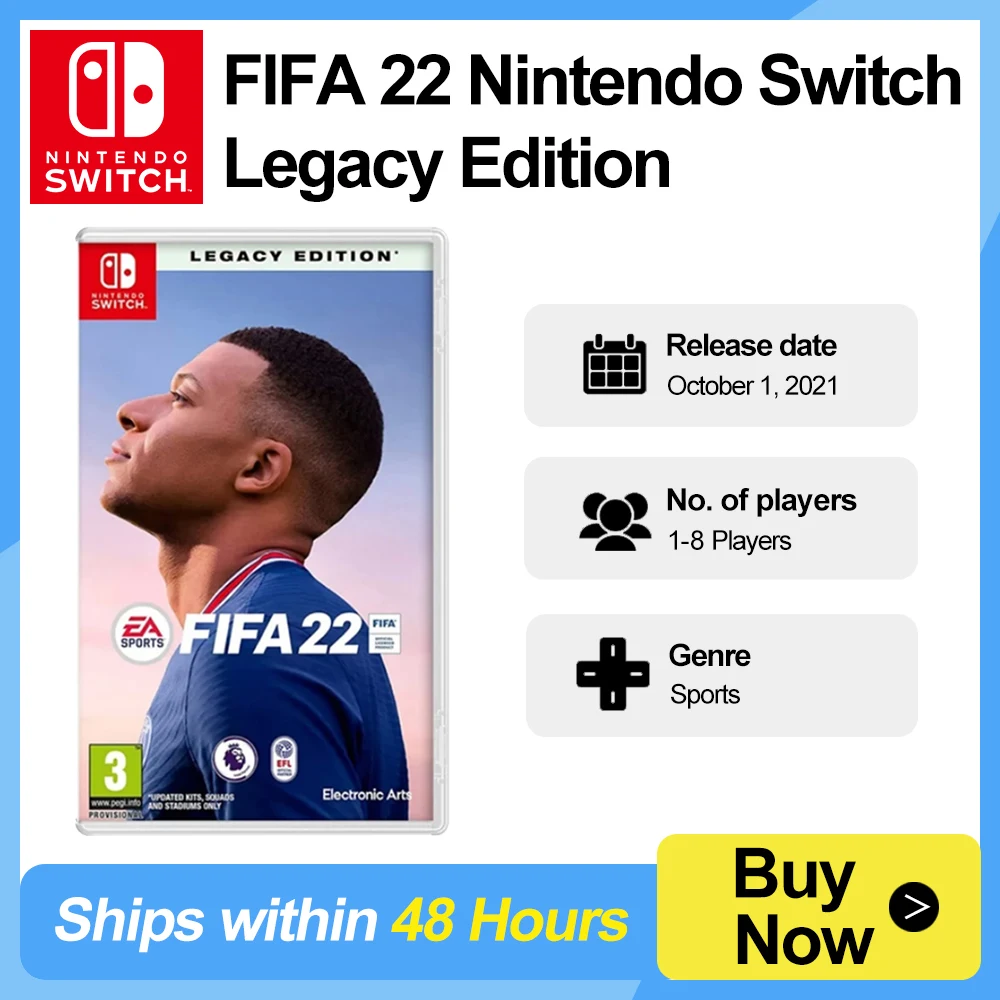 Nintendo Switch Game Fifa 22 Nintendo Switch Legacy Edition Genre ...