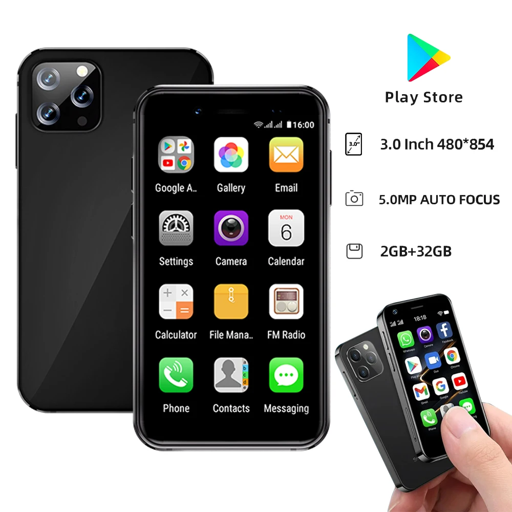 Mini-tel-fono-inteligente-Android-2GB-de-RAM-32GB-de-ROM-3-pulgadas ...