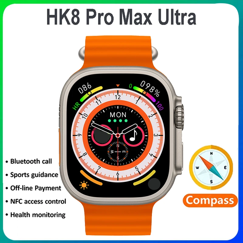 HK8 PRO MAX Ultra reloj inteligente para hombre y mujer, dispositivo ...