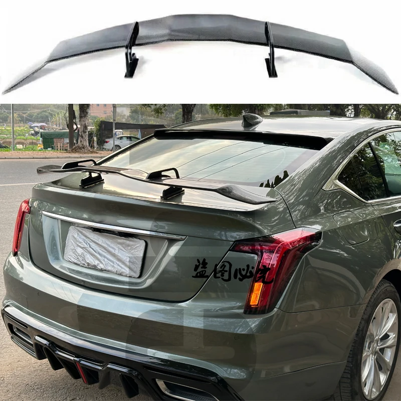 For-Cadillac-CT4-CT5-CT6-Rear-Trunk-Iid-GT-Universal-Spoiler-Tail ...
