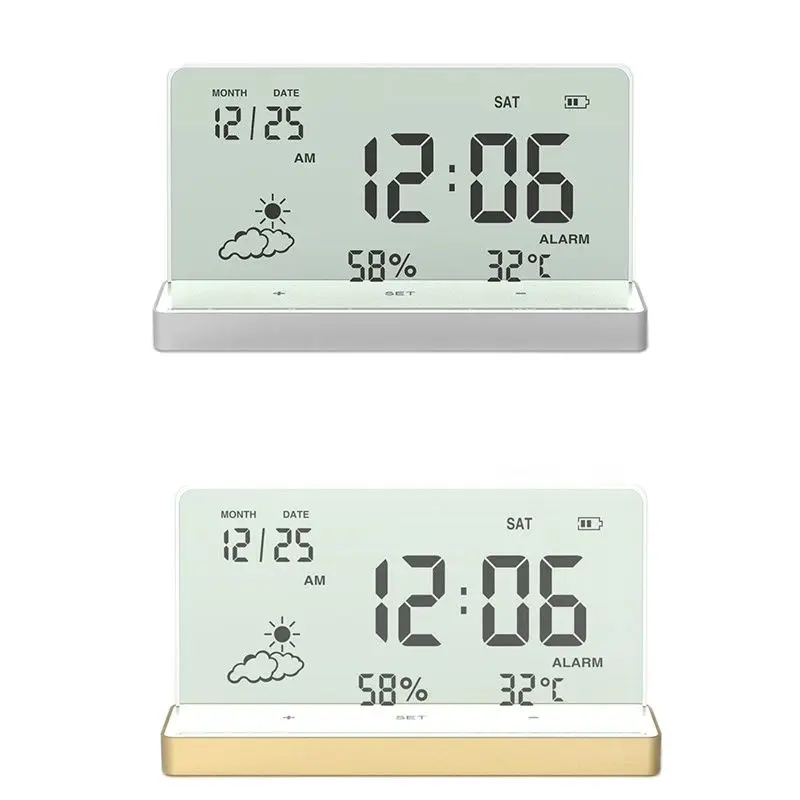 Creative-Transparent-Digital-Clock-Temperature-Humidity-Date-Weather ...