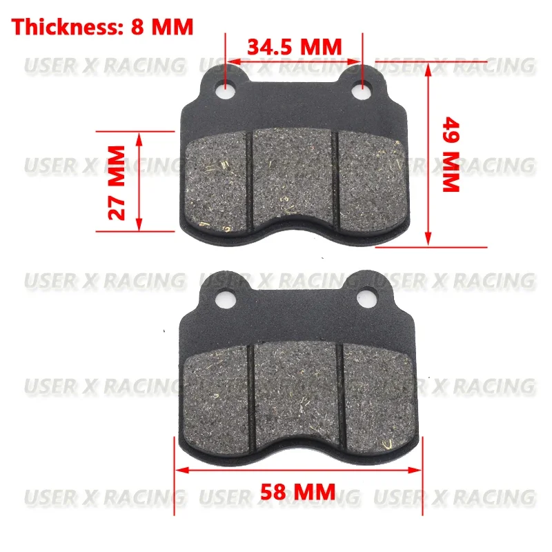 USERX Motorcycle Disc Brake Pad Brakes Front Rear Disc Brake Pads For ...