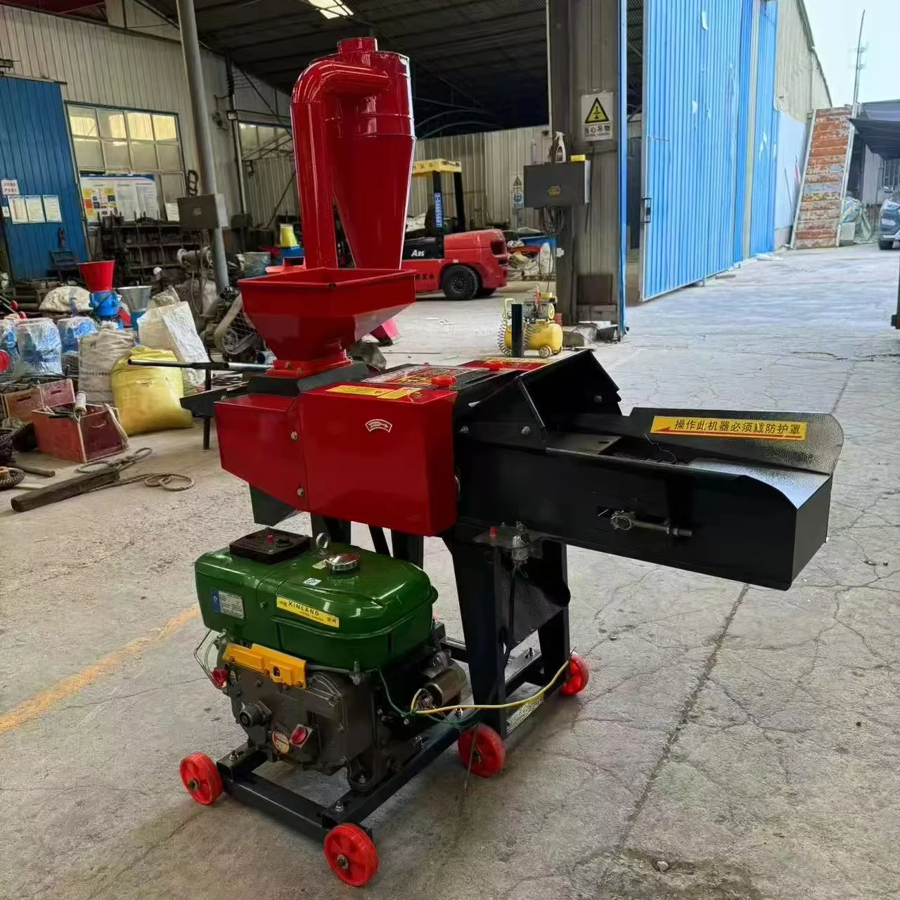 Farm Use Straw Crusher Corn Diesel Stalk Grinder & Grass Cutting ...