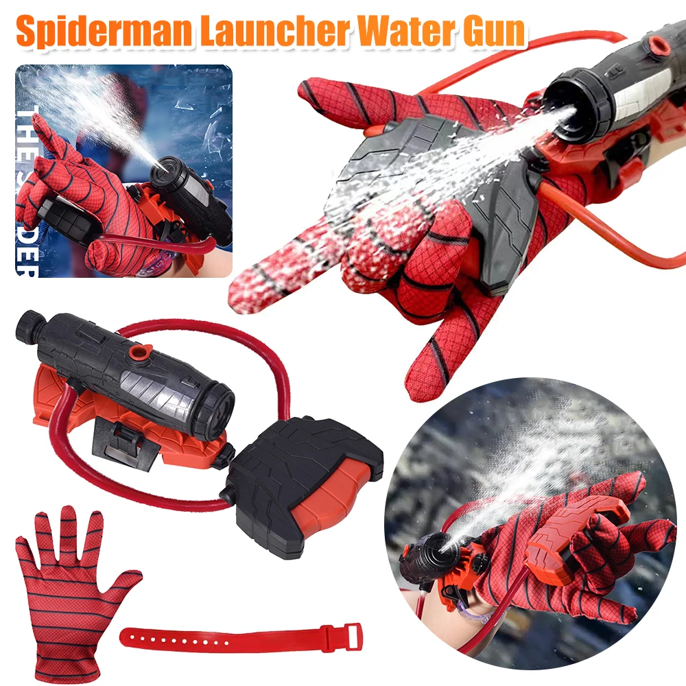SpiderMan-Water-Gun-Hero-Launcher-Spider-Wrist-Launcher-Manual-Press ...