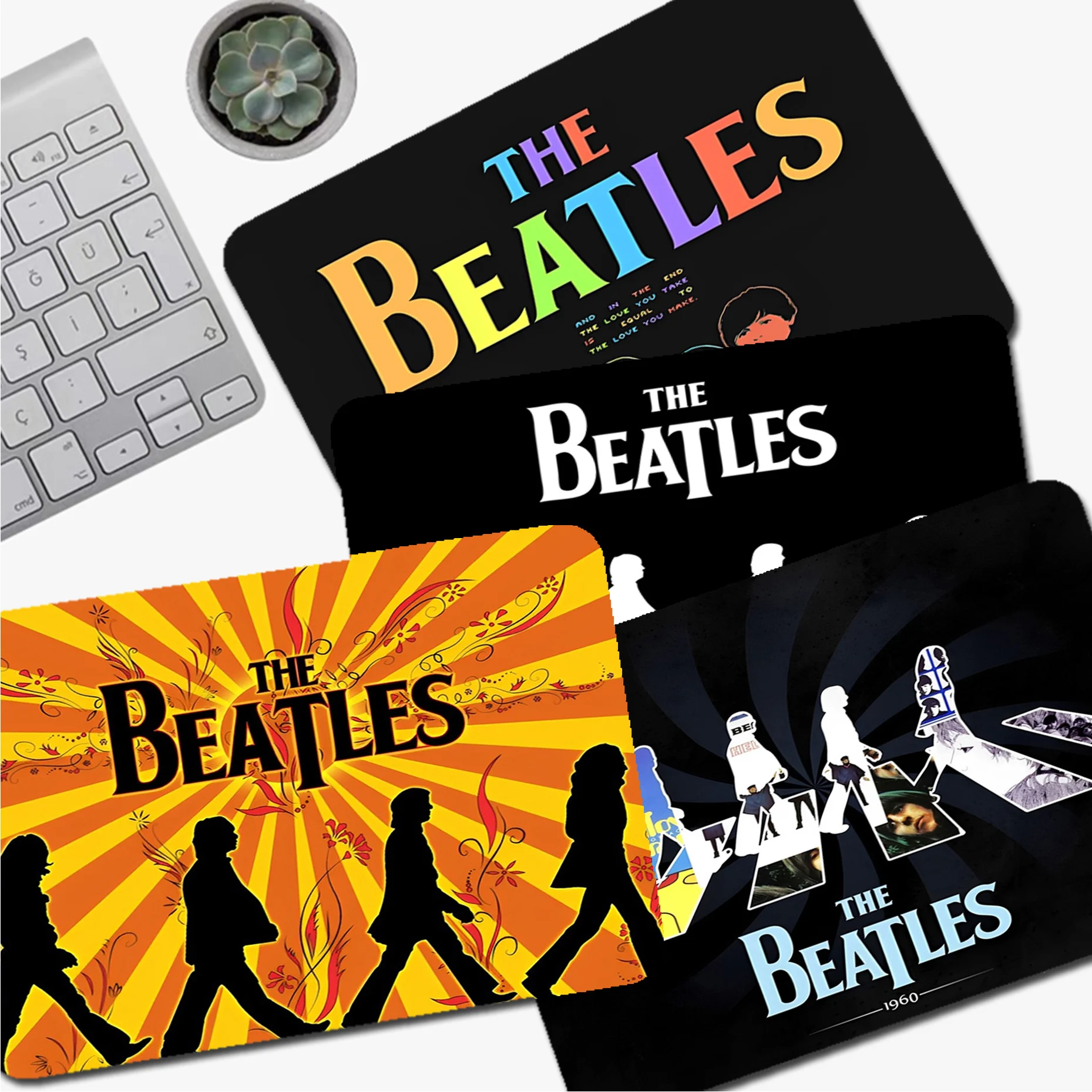 T-The-B-Beatles-Rock-Band-Muismat-Kleine-Kantoor-Computer-Bureau-Mat ...