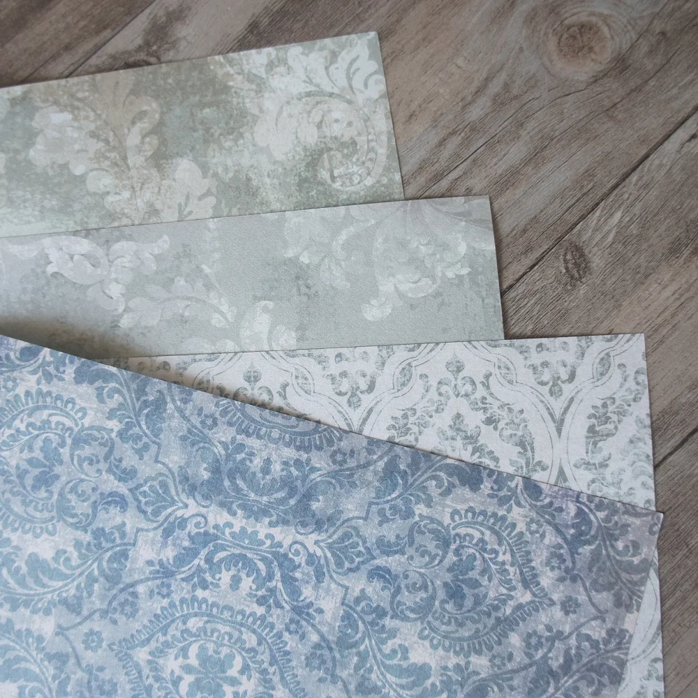 24pcs elegant flower wallpaper Pattern Design Gift Decoration Paper ...