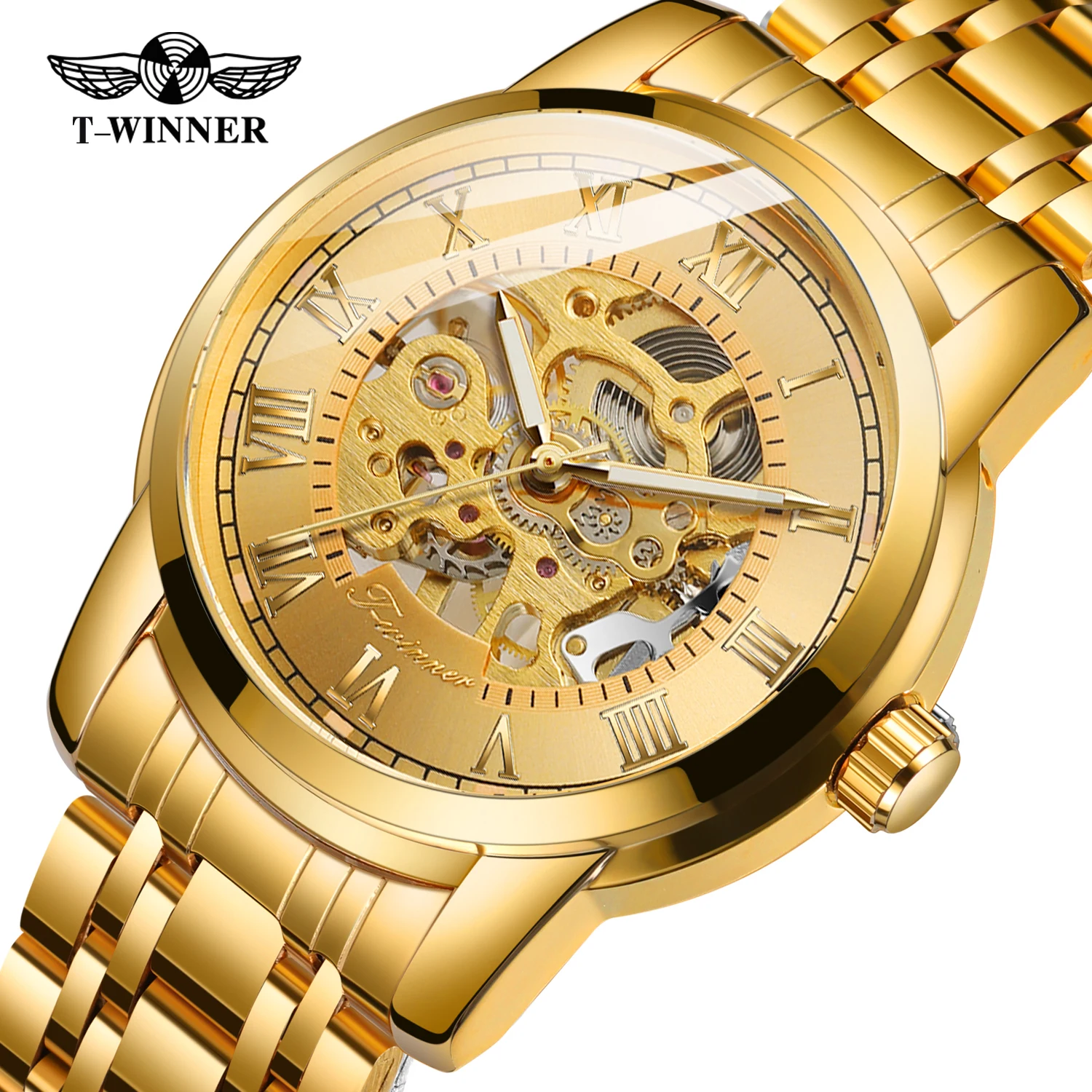 Fashion-Casual-Mechanical-Men-Watch-Waterproof-Stainless-Steel-Strap ...