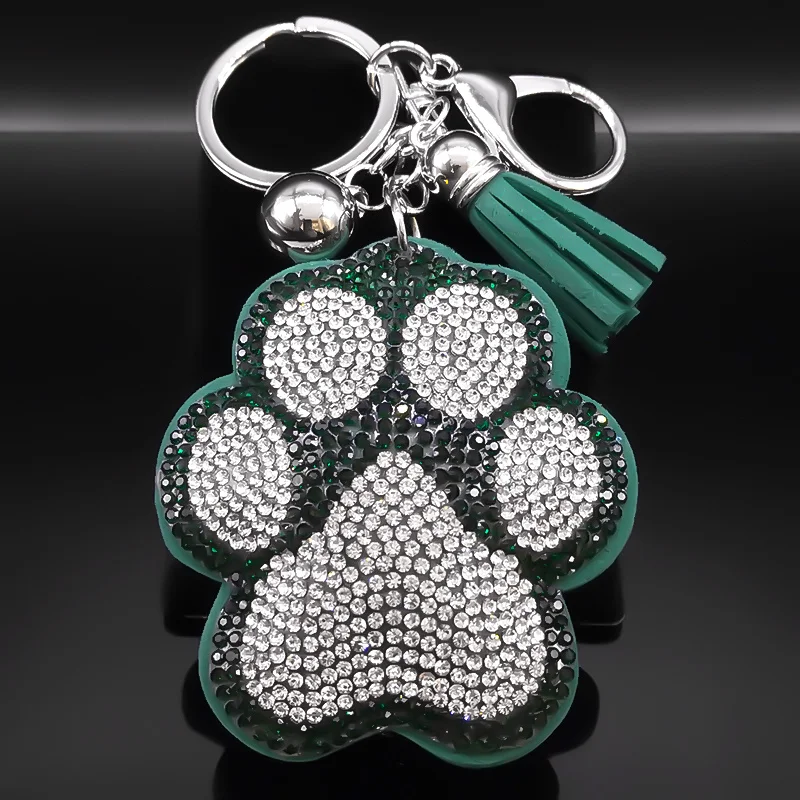 Dog Claw Keychain for Women Men Alloy Key Chain Silver Color Trend ...