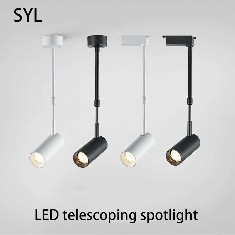 Led Spotlights Surface Mounted Spot Light Long Arm Telescopic Ceiling ...