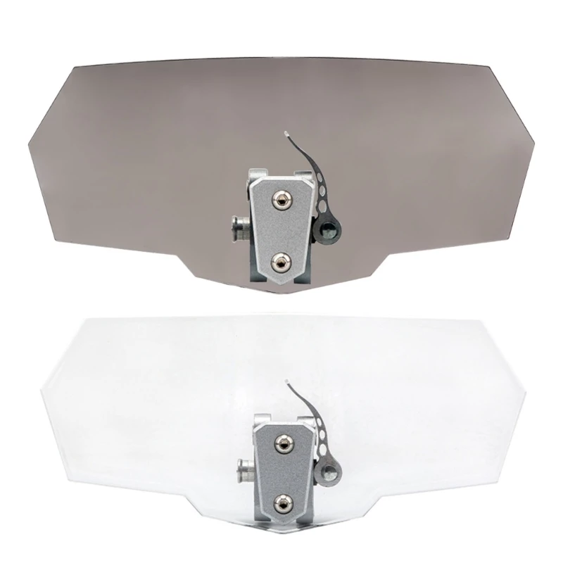 Upgrade-Motorcycle-Windshield-Extension-Universal-Adjustable-Clip-on ...