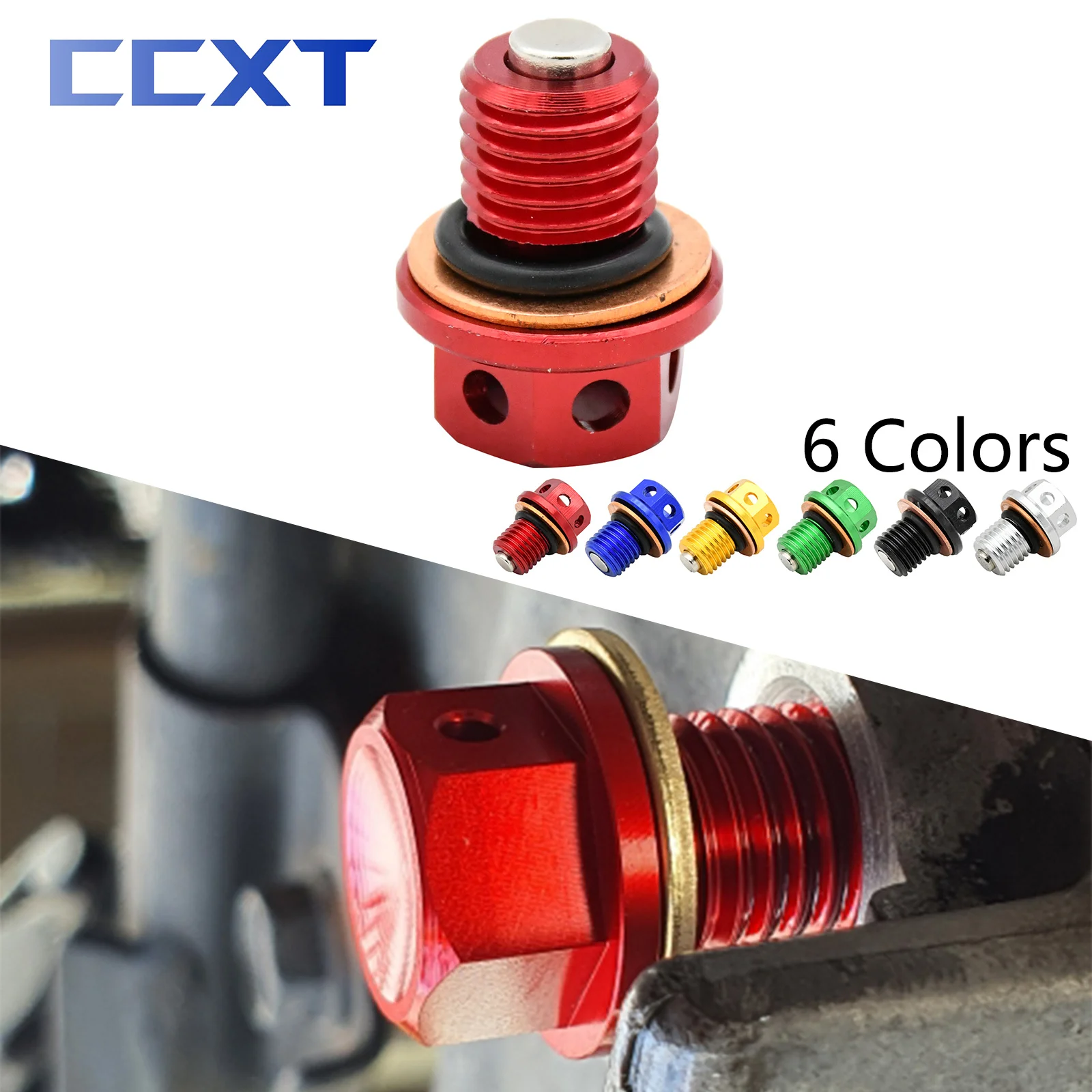 Motorcycle-M12x1-5-Oil-Drain-Plug-Bolt-Screw-For-Yamaha-XT-YZ-WR-MT-YZF ...
