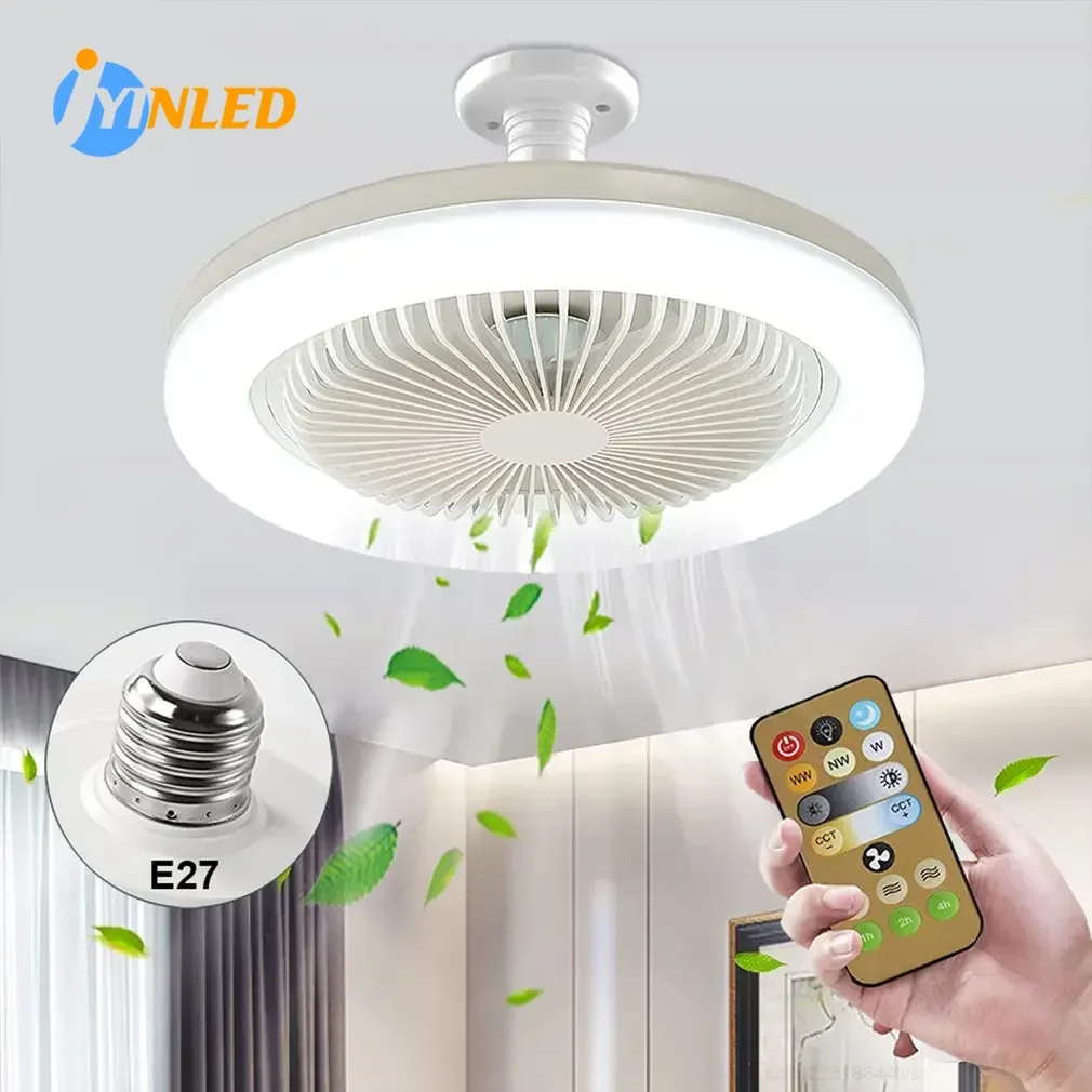 High-Quality-Smart-Silent-Ceiling-Fans-with-Remote-Control-and-LED ...