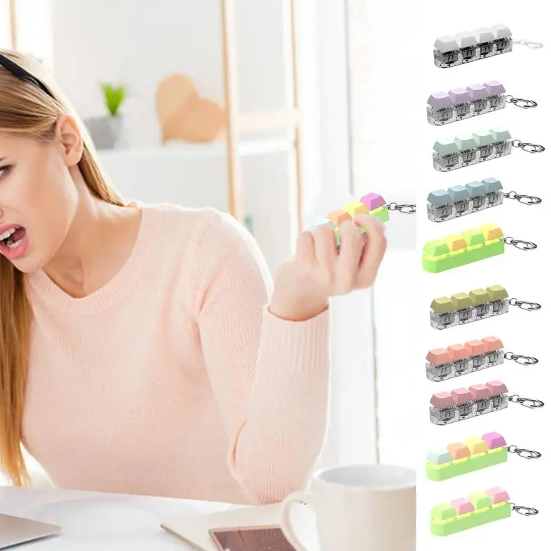 Keyboard-Button-Fidget-Toy-4-Button-Party-Stress-Relief-DIY-Fidget ...