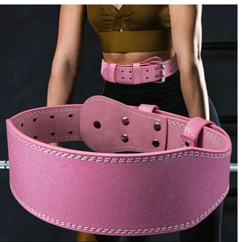 Pink Flash Fitness Belt Weightlifting Powerlifting Belts Gym Fitness ...