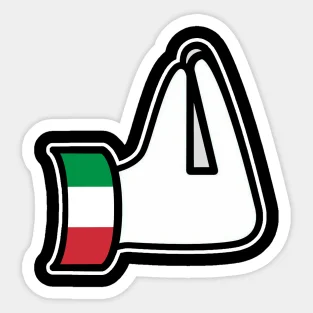 Italian Hand Gesture Italia Italy Italiano 5PCS Stickers for Home Funny ...