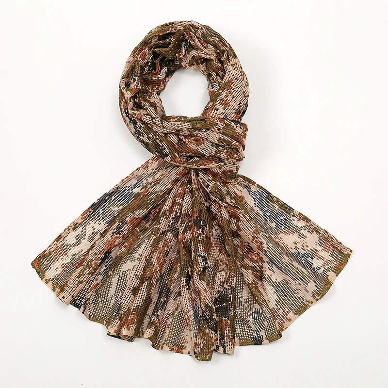 Tactical-Scarf-Camouflage-Mesh-Net-Scarves-Military-Camo-Scarfs-Outdoor ...