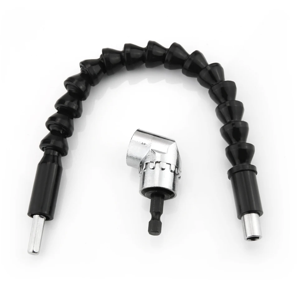 105 Degree Angle Drill Adapter Flexible Extension Shaft Screwdriver ...