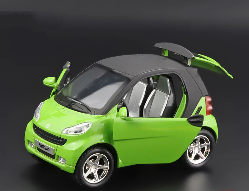 Lime Green Smart Car