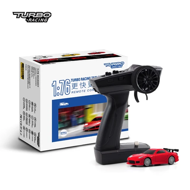 Turbo Racing 1:76 C74 C75 Flat Running C64 C61 C62 C63 Drift RC Car con ...