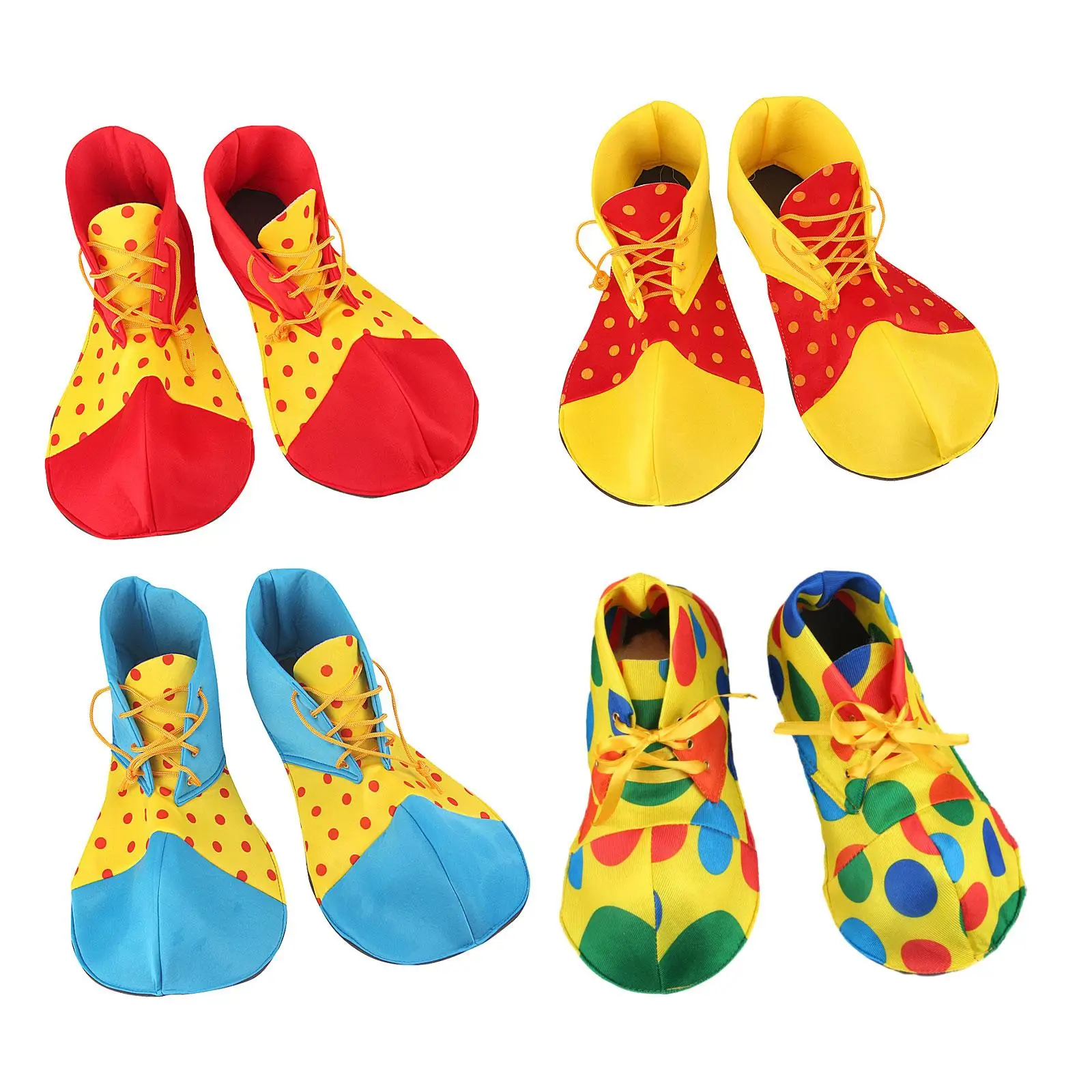 Ensemble d'accessoires de chaussures de clown pour adultes, fournitures ...