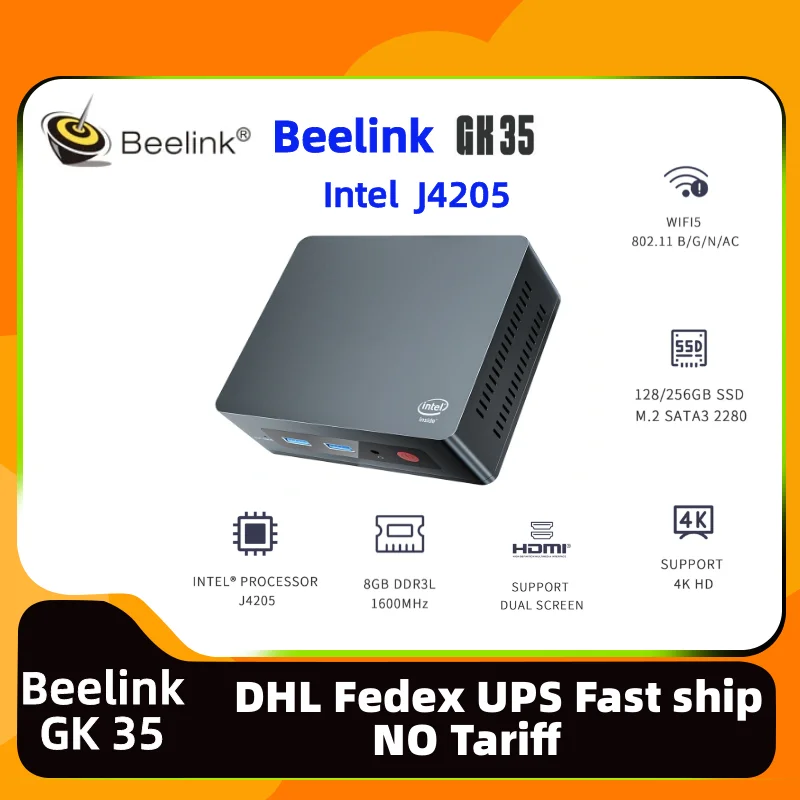 Beelink-mini-PC-gaming-GK35-Intel-J4205-8G-256G-4K-Dual-HD-gamer ...