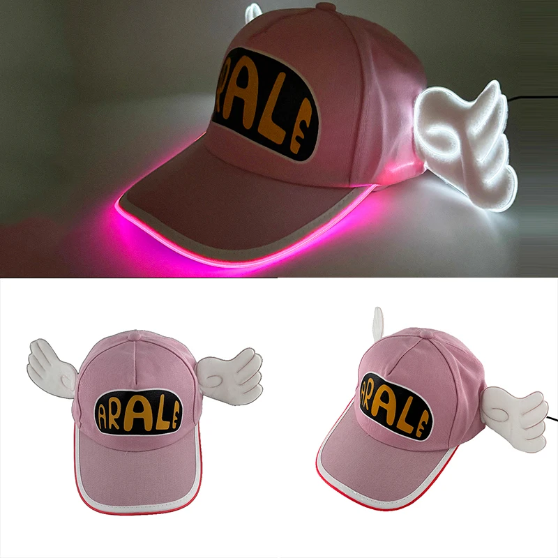 Lovely-Anime-Adults-Glowing-Baseball-Cap-Dr-Slump-Cosplay-Arale-Hat ...