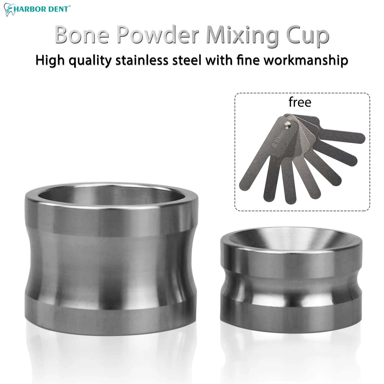 Dental-Bone-Meal-Mixing-Cup-Stainless-Steel-Bone-Meal-Bowl-Dentist ...
