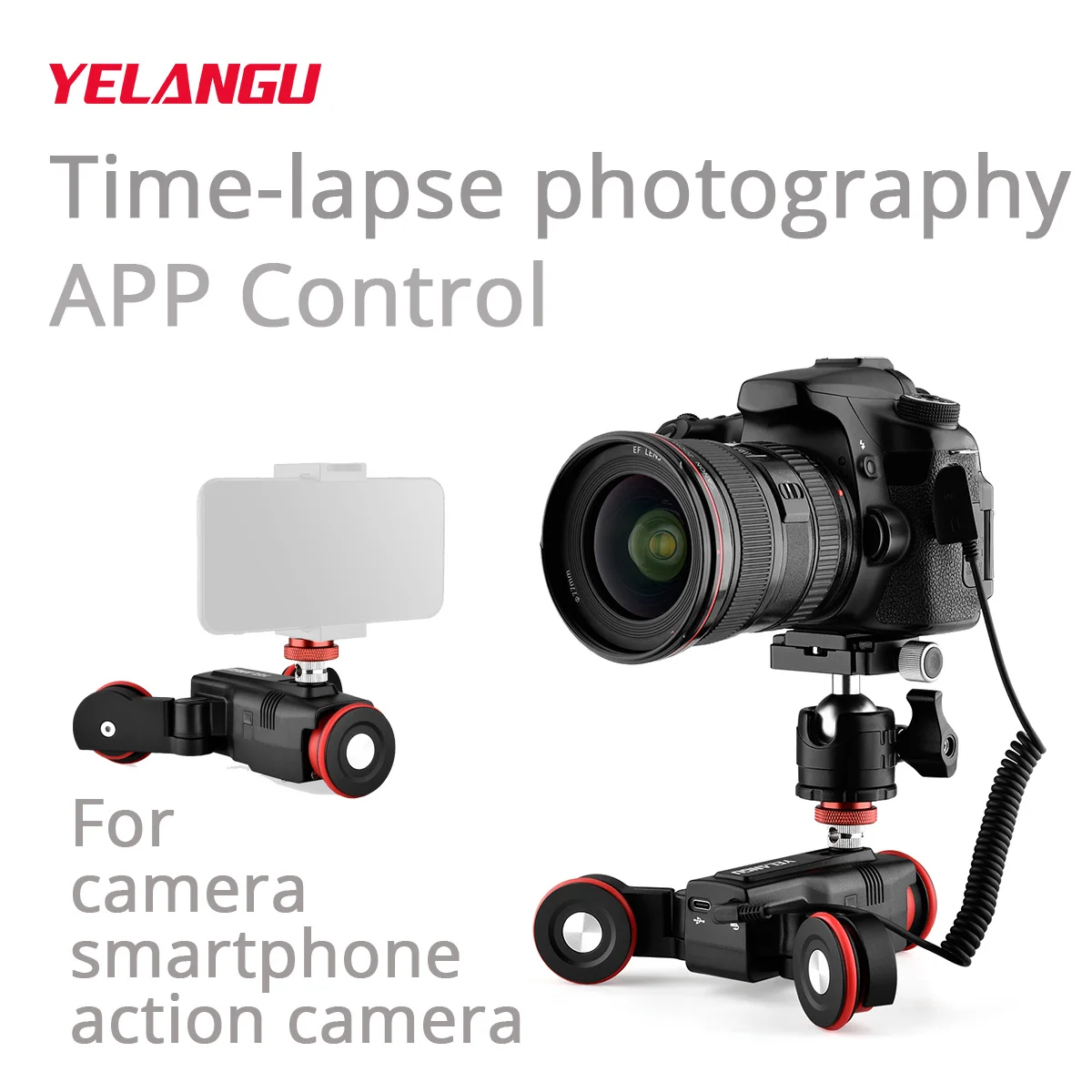 Yanelgu-Mini-pista-motorizada-el-ctrica-Dolly-Slider-Rail-con-lapso-de ...