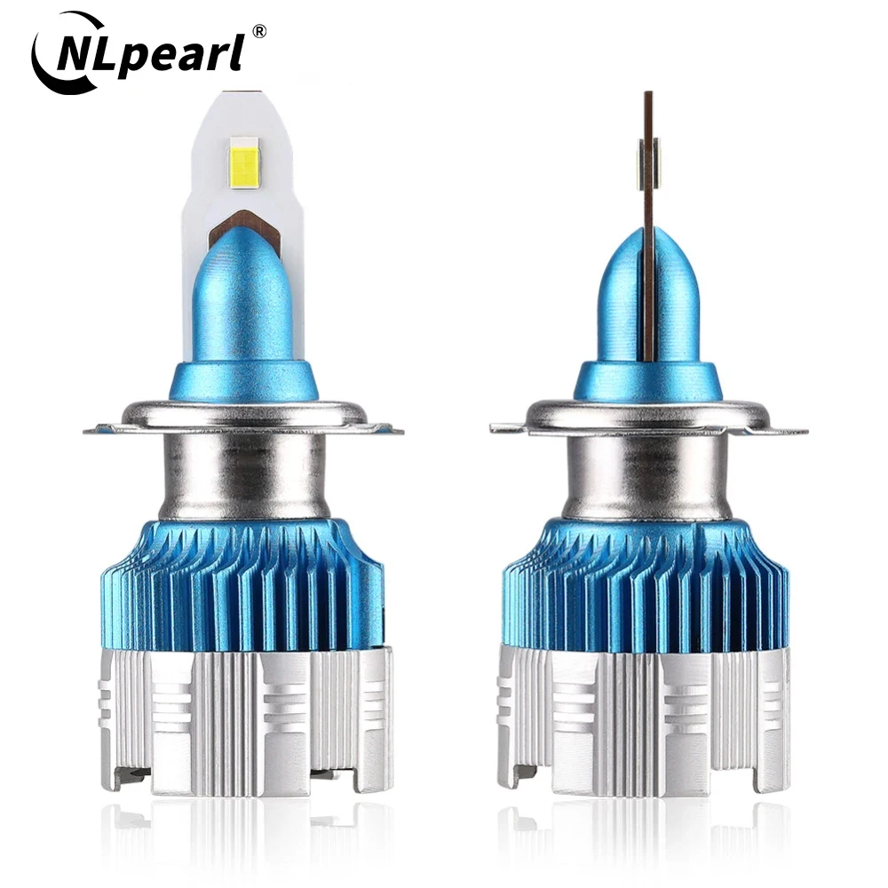 NLpearl-bombillas Led para faros delanteros de coche, luz antiniebla, Mi2, 50W, 8000LM, H7, H4 ...