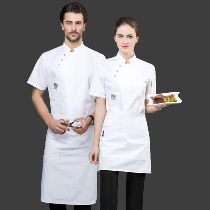 Ropa de trabajo para Chef, restaurante, hombres y mujeres, de manga ...