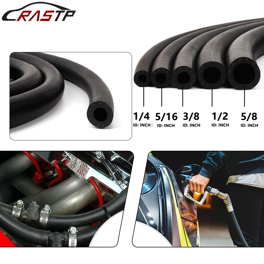Nbr Petrol Diesel Oil Rubber Fuel Tube Hose 1/4 5/16 3/8, 56% OFF