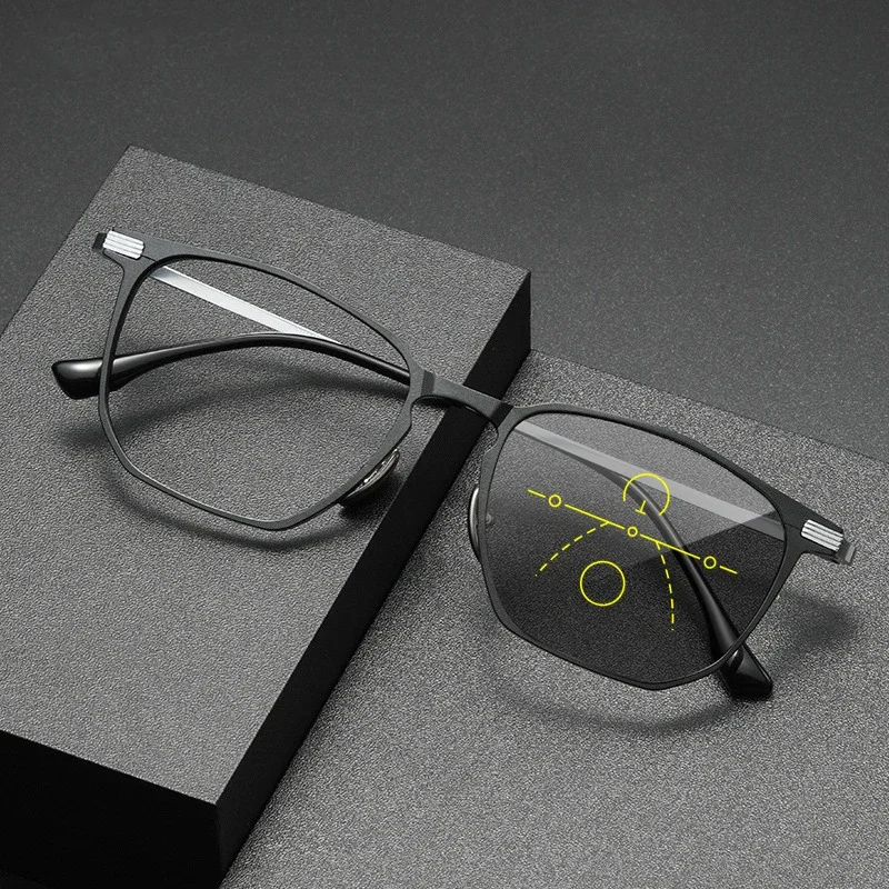 VICKI New Ultralight Aluminum-magnesium Alloy Business Fashion Eyewear ...