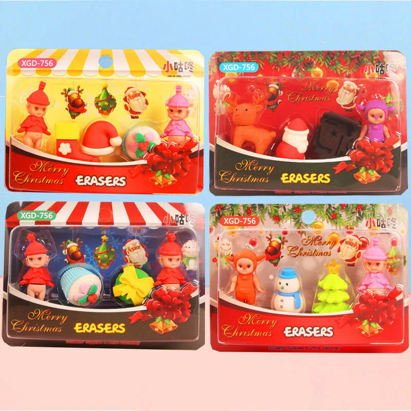 Eraser-Set-Christmas-Children-and-Primary-School-Students-Christmas ...