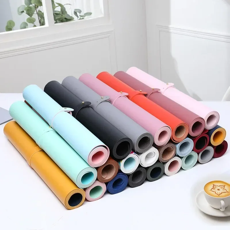 Large-Computer-Mouse-Pad-Gaming-MousePad-Waterproof-PU-Leather-Mouse ...