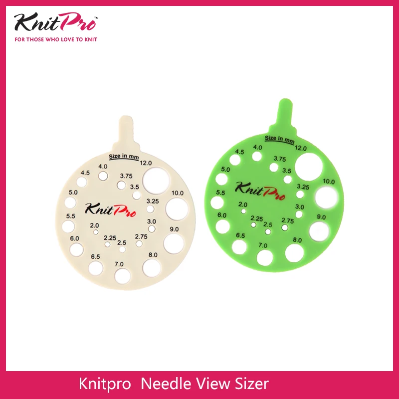 KnitPro Needle View Sizer (Needle Gauge)|knitpro needles|needle gauge - AliExpress