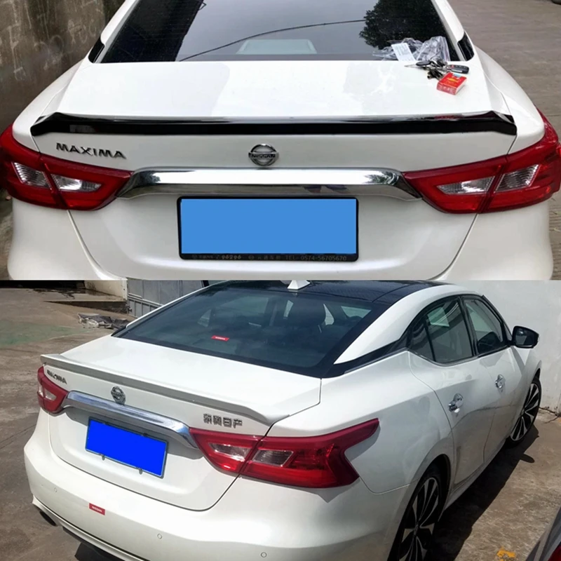 For Nissan Maxima 2016 to 2020 Year Spoiler Sport ABS Plastic Carbon ...