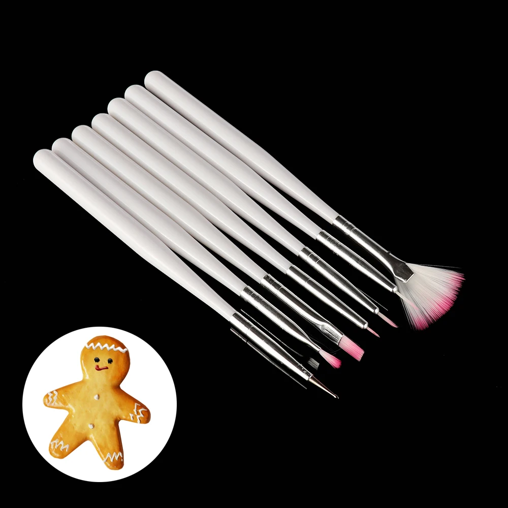 3/7Pcs Fashion Cake Line Pens Fondant Durable Cake Pen Brushes DIY Cake ...