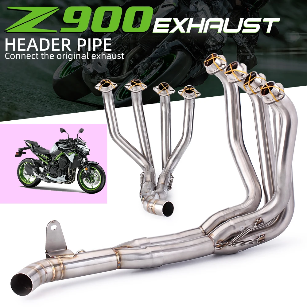 Slip On Front Tube Link Pipe Connect OriginalFor motorcycle Z900 System ...