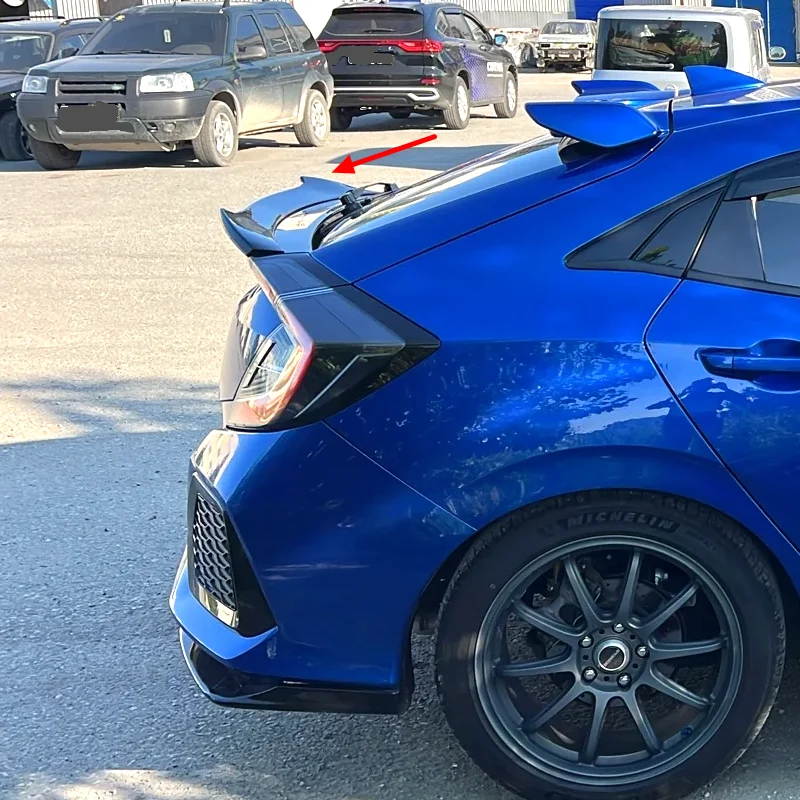 For Honda Civic 10th Gen FK7 Hatchback: Does the V-Style Rear Spoiler ...