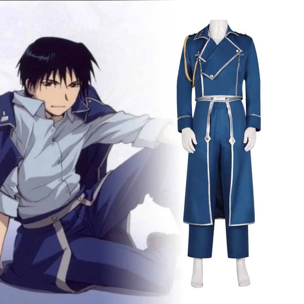 Fullmetal-Alchemist-Cosplay-Costume-Colonel-Roy-Mustang-Jacket-Military ...