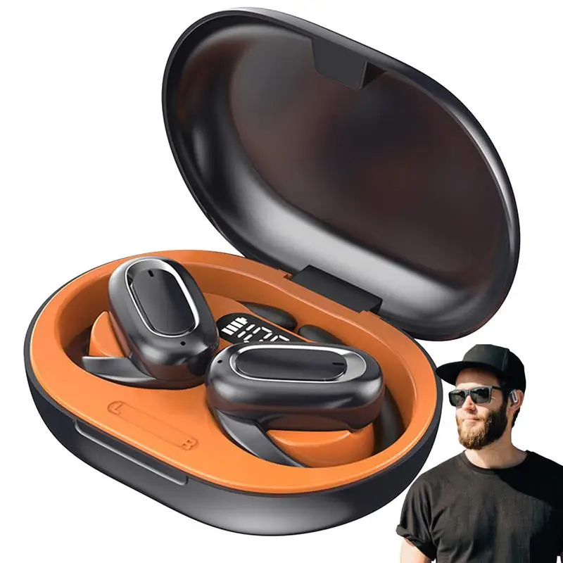 Open-Ear-Bone-Conduction-Headphones-Clip-On-Outer-Earbuds-Mini-Wireless ...