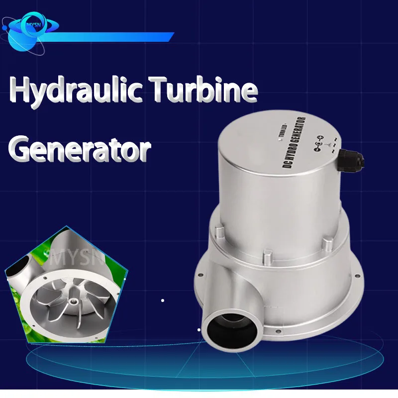 Hydraulic-Generator-18V-Water-Flow-Turbine-Type-Outdoor-Household-Small ...