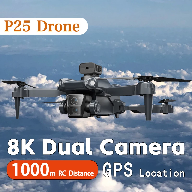 New-P25-drone-GPS-return-to-home-brushless-motor-8K-HD-dual-camera ...