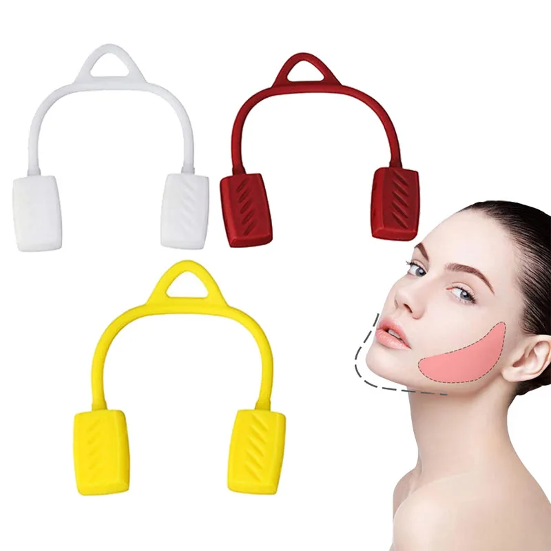 Neck Face Jawline Silica Gel Muscle Exerciser V Shape Double Chin ...