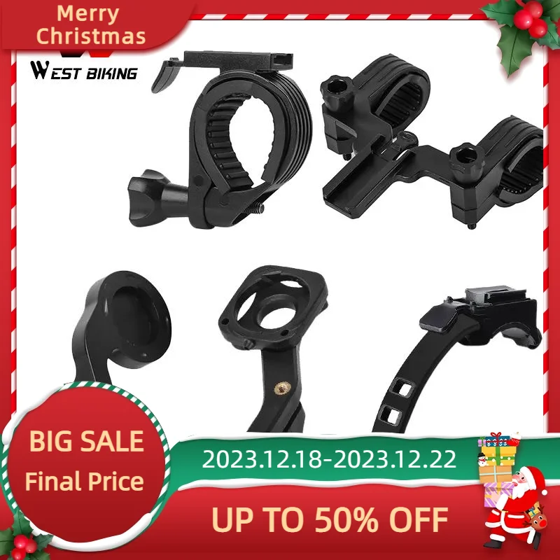 WEST-BIKING-4-In-1-Multi-function-Bicycle-Light-Bracket-Bike-Computer ...