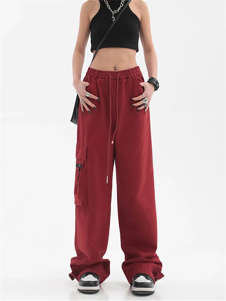 Red Baggy Pants